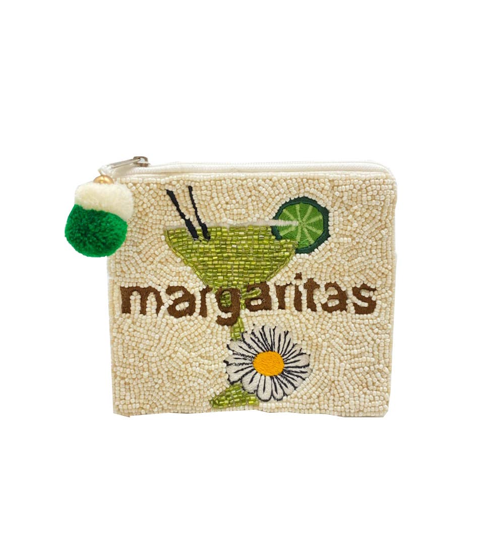 MARGARITAS BEADED COIN POUCH – Mercury & Bloom